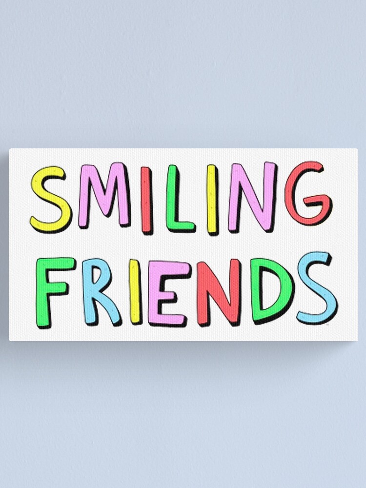 "Smiling Friends Logo" Canvas Print by PrintDex | Redbubble