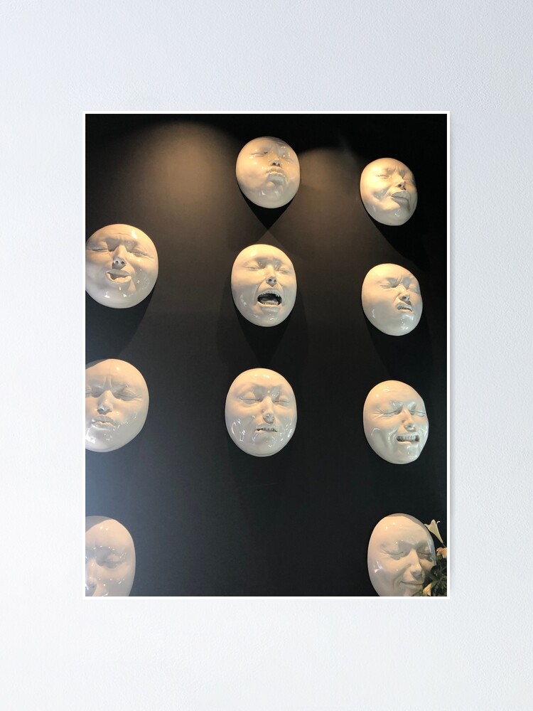 "The many faces of me " Poster for Sale by BetterOverTime | Redbubble
