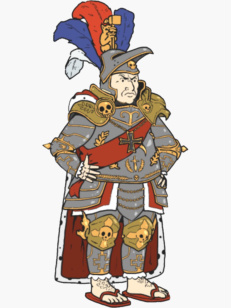 "Emperor Karl Franz" Sticker for Sale by esweeney3487 | Redbubble