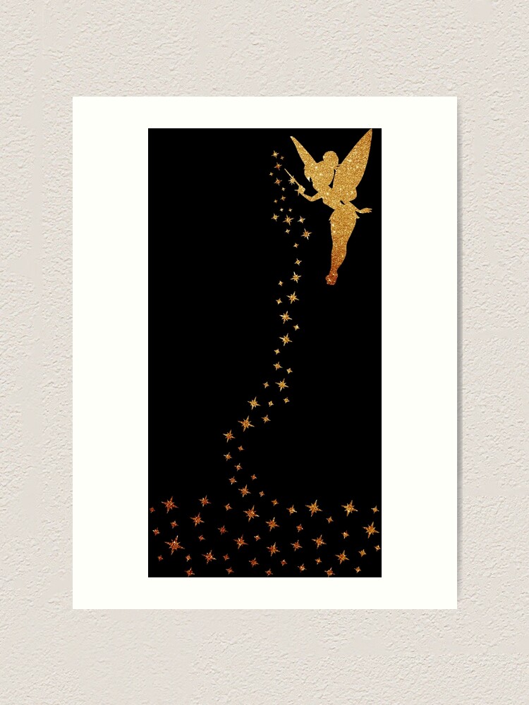 "Tinkerbell Magic Gold Glitter, Cute Fairy Gold Glitter, Sparkly Gold ...