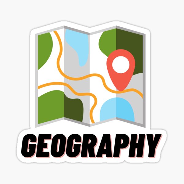 "Geography " Sticker for Sale by filipjugowiec | Redbubble