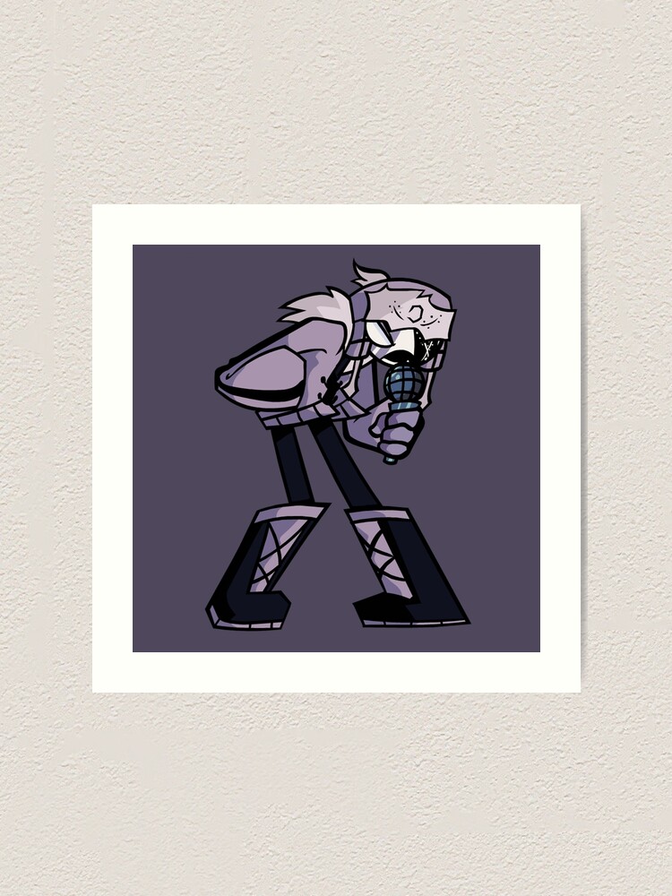 "Ruv FNF Reanimated Right Pose" Art Print for Sale by RocketG | Redbubble