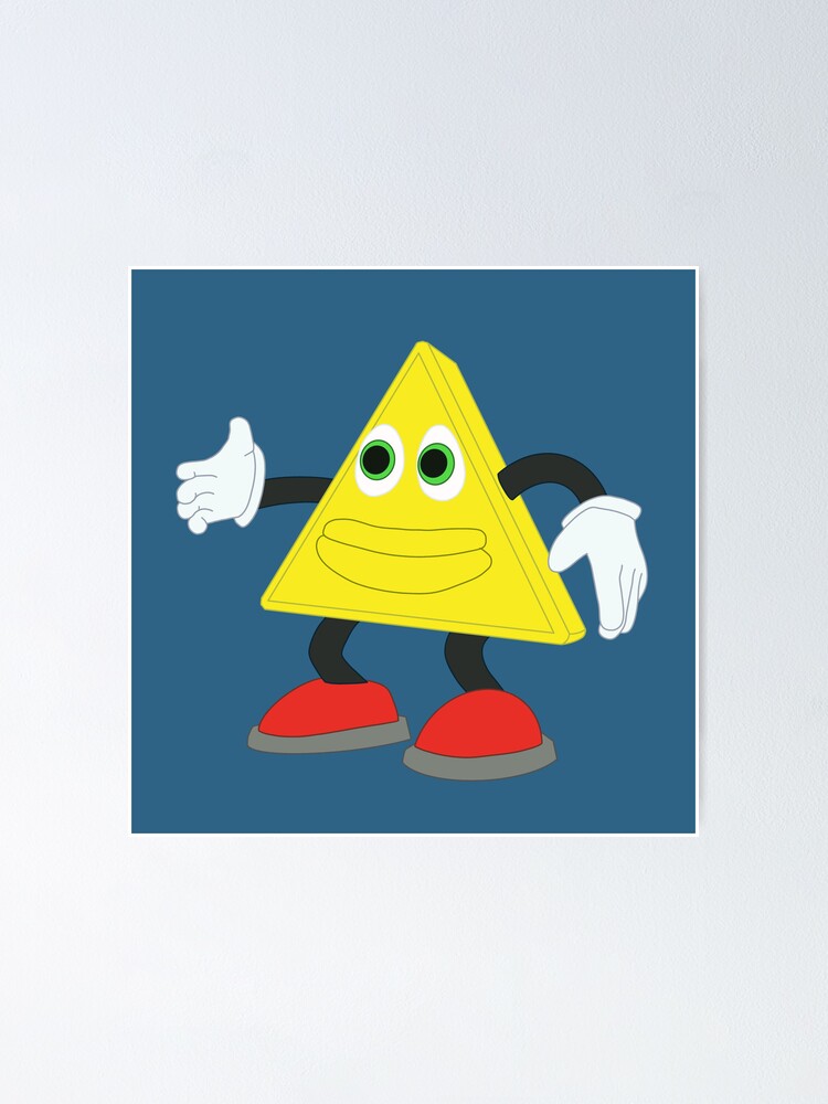 "Dancing Triangle Meme" Poster for Sale by artninjaguy | Redbubble