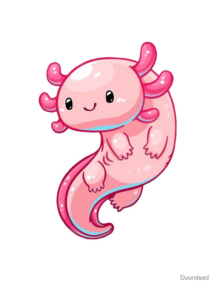 "Minecraft Cute Pink Axolotl, Axolotl Drawing, Cute Minecraft Axolotl ...