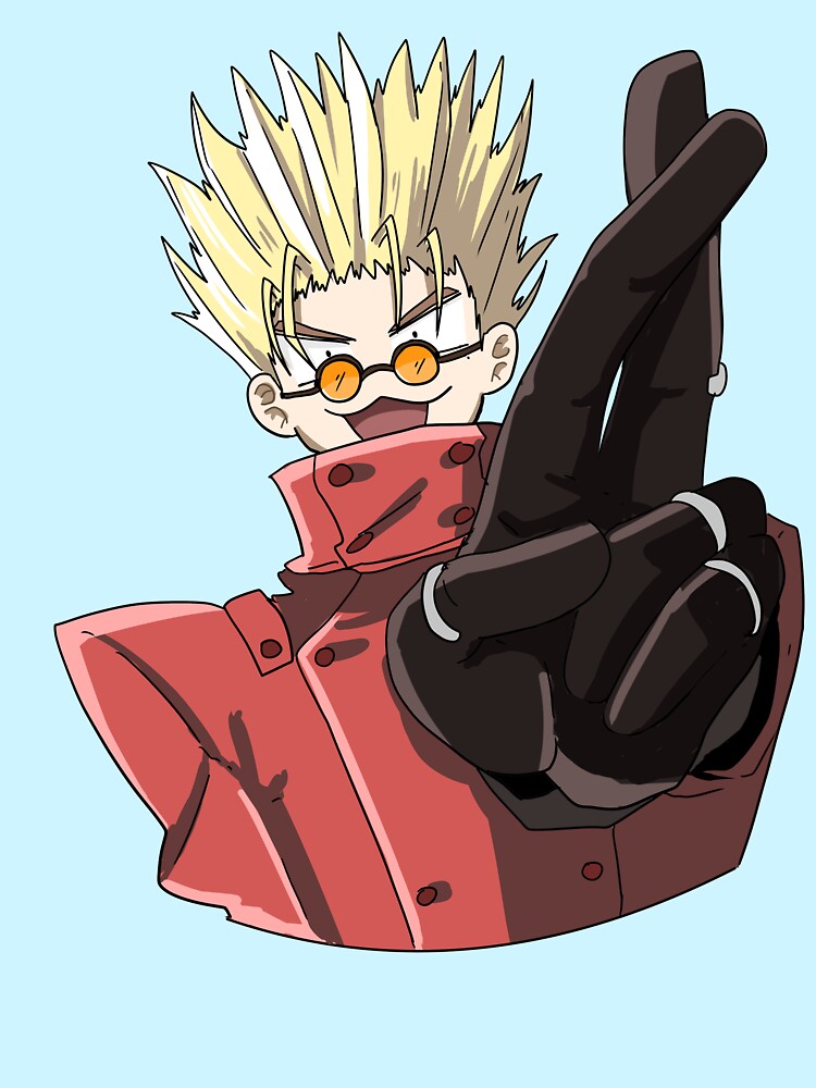 "Vash " Sticker by CSpiceart | Redbubble