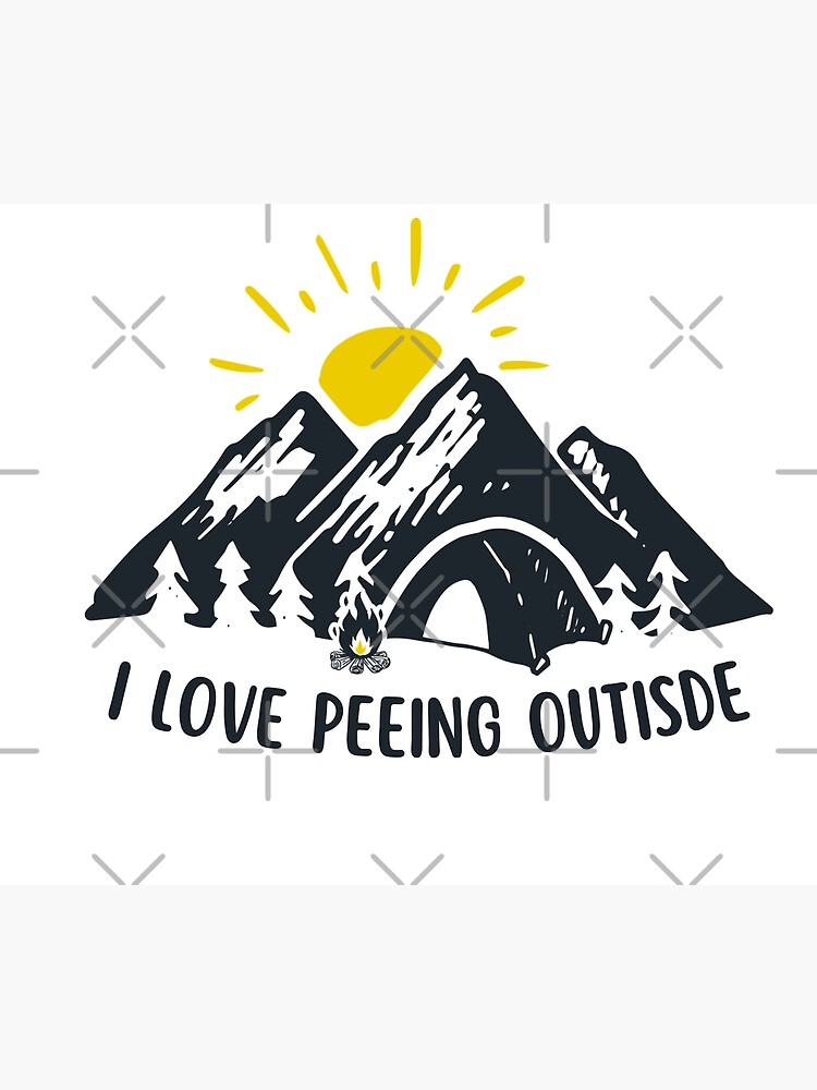 "I Love Peeing Outside stickers, I Love Peeing Outside tshirts, I Love ...