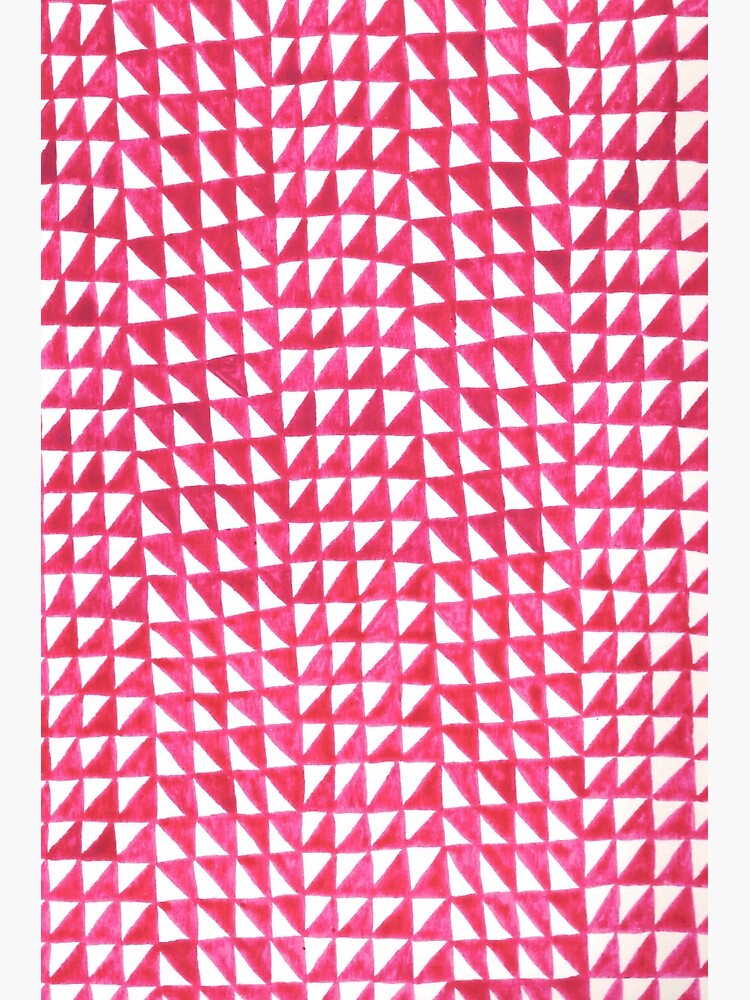 "Triangle Bands in pink" Poster by studioanalog | Redbubble