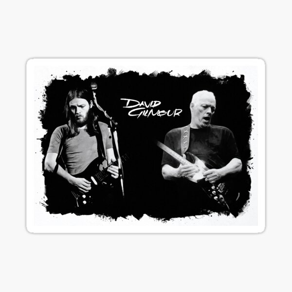 "David Gilmour Through the Years" Sticker by TW-ART | Redbubble