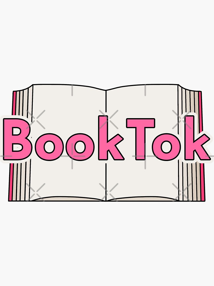 "Simple Pink BookTok book" Sticker for Sale by Daniela-2504 | Redbubble