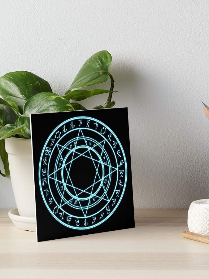 "Octagram Magic Circle" Art Board Print for Sale by Saanis | Redbubble