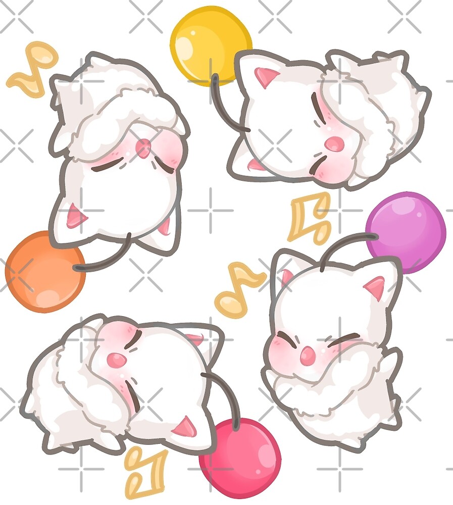 "Moogle Pattern" by R. ART | Redbubble