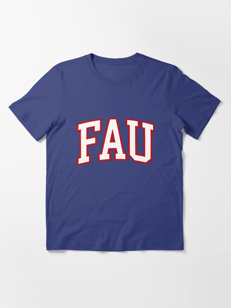 "fau - college font curved " T-shirt for Sale by scollegestuff ...