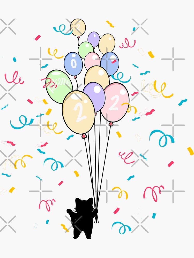 "Welcome 2022" Sticker for Sale by KaliMona | Redbubble