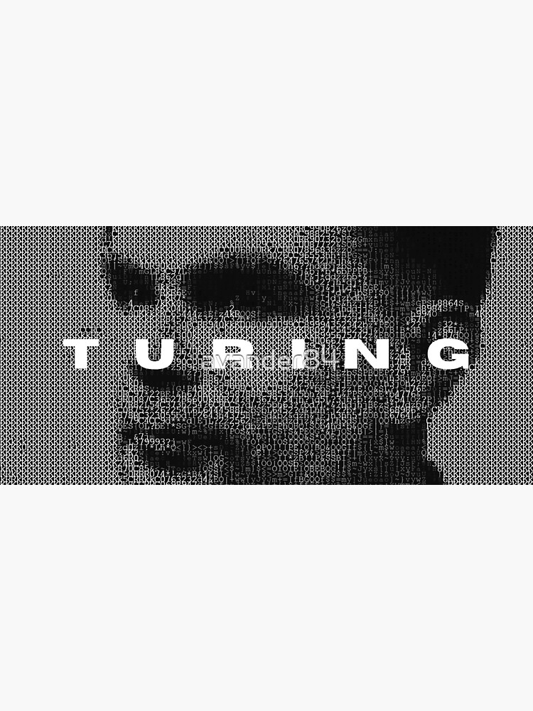 "Alan Turing Coded" Sticker for Sale by avander84 | Redbubble
