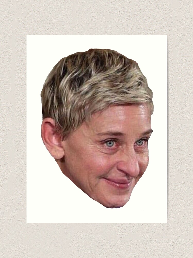 "Ellen Crying Meme " Art Print for Sale by emilyosman | Redbubble
