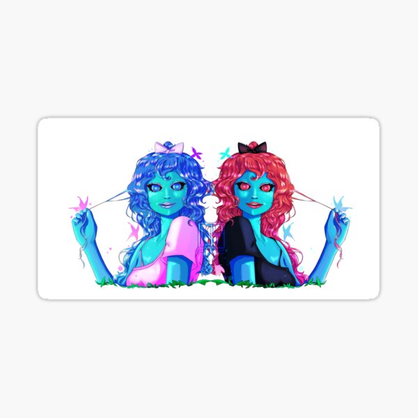 "Bug Girls" Sticker by DrawOneThree | Redbubble