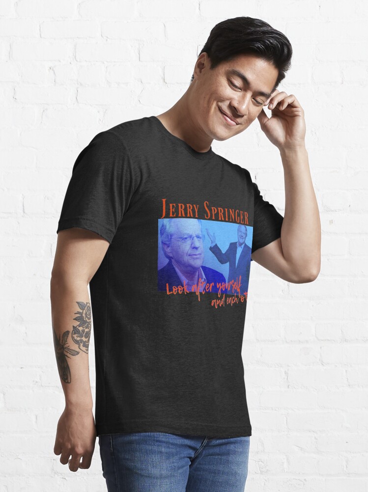 "Jerry Springer Retro 90s" Essential T-Shirt for Sale by NAB92 | Redbubble