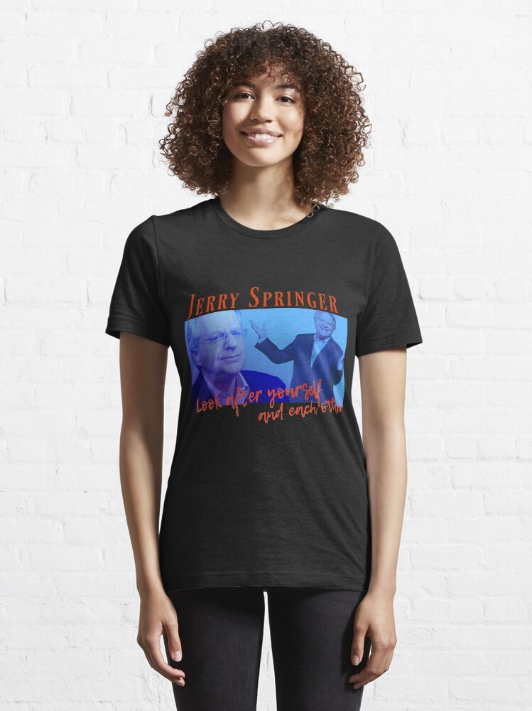 "Jerry Springer Retro 90s" Essential T-Shirt for Sale by NAB92 | Redbubble