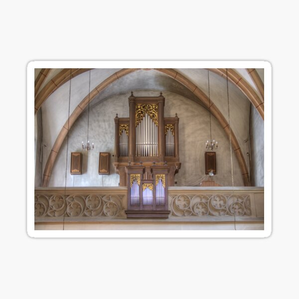 "Pipe Organ Grinzinger Pfarrkirche" Sticker for Sale by Mythos57 ...