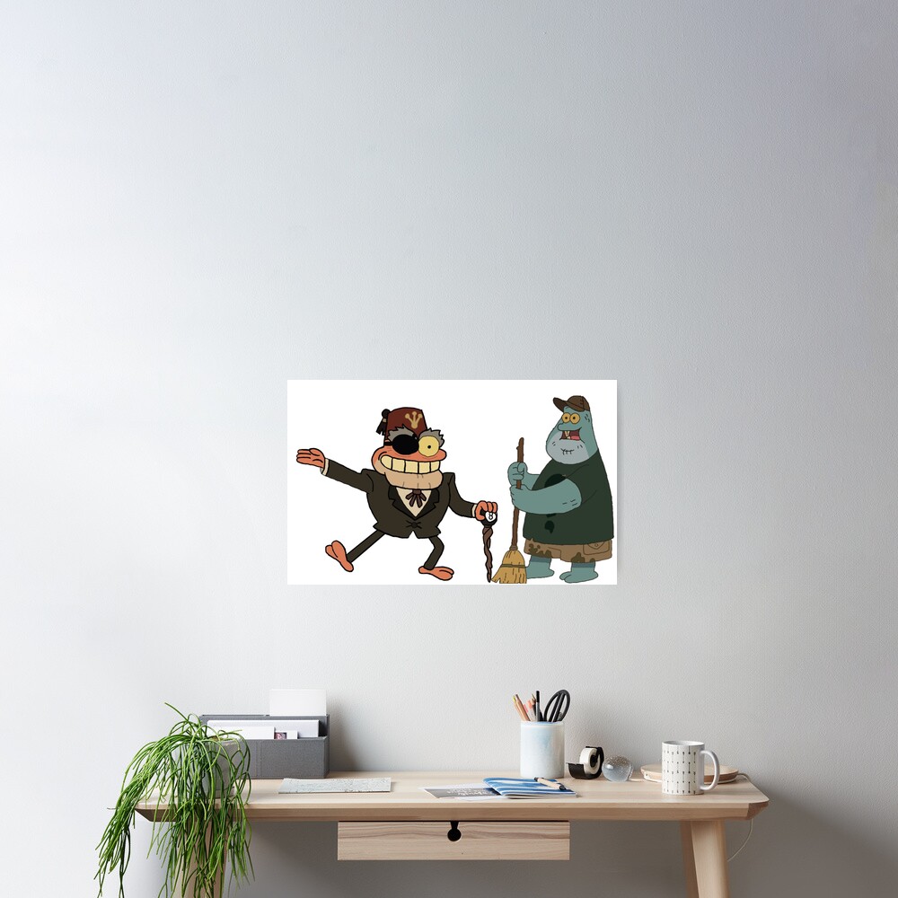 "Amphibia Gravity Falls Stan and Soos" Poster for Sale by Barbaradesa12 ...