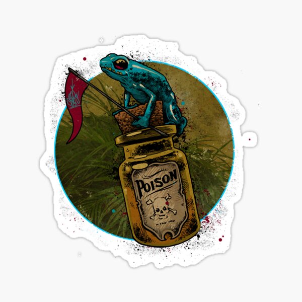 "Poison " Sticker for Sale by bakerphillip | Redbubble