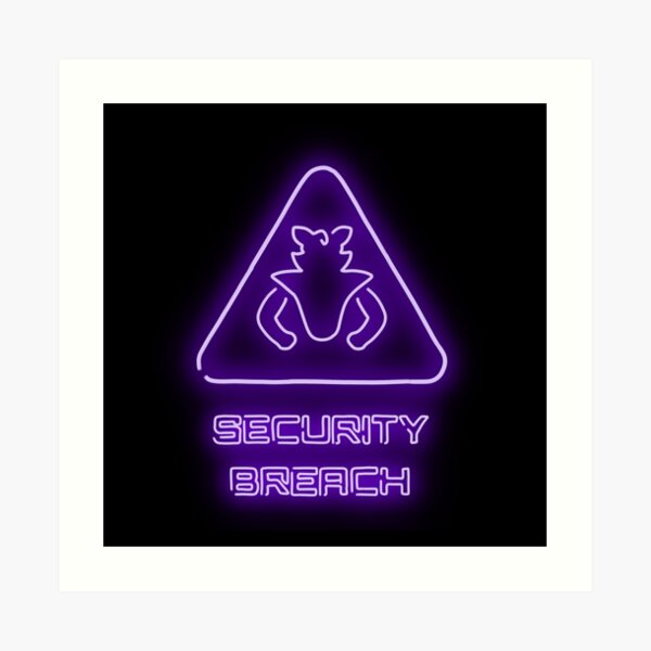 "Five Nights at Freddy's Security Breach Roxy sticker" Art Print by ...