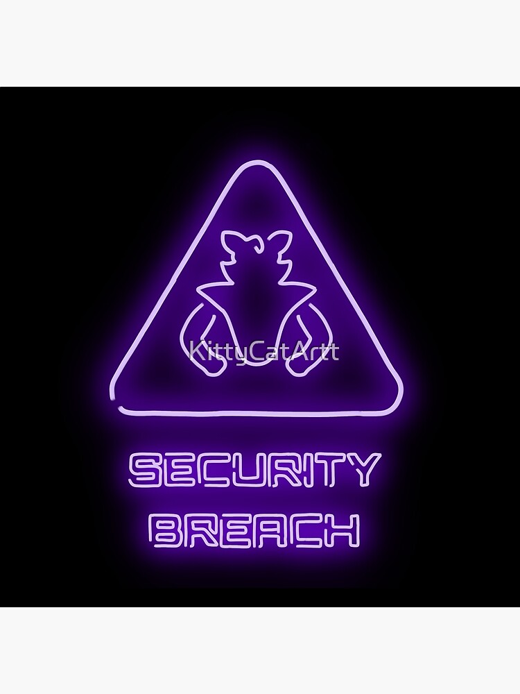 "Five Nights at Freddy's Security Breach Roxy sticker" Art Print by ...