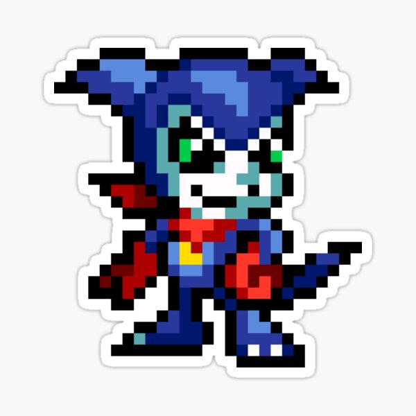 "Impmon Sprite" Sticker for Sale by SpriteGuy95 | Redbubble