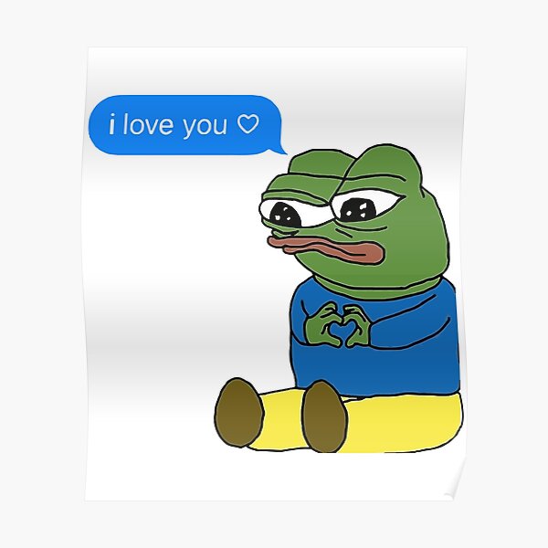 "Valentine pepe the frog love - Valentine I love you - pepe valentine ...
