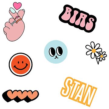"Kpop Stickers" Sticker for Sale by pppshop | Redbubble