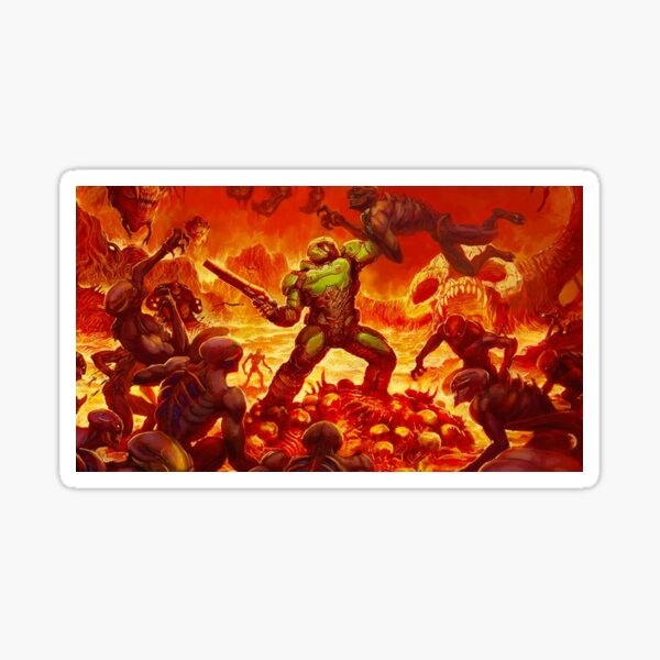 Doom Stickers | Redbubble