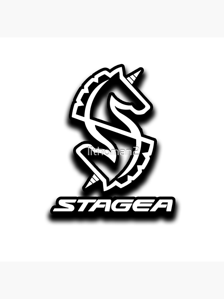 "Nissan Stagea Black & White Emblem" Art Print by lithoman2 | Redbubble