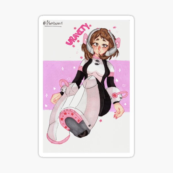 "Uraraka - Uravity" Sticker for Sale by f1wrbunn1 | Redbubble