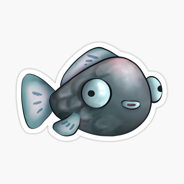 "Derpy Fish" Sticker by KitsuneFoxx | Redbubble