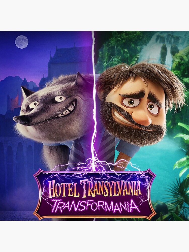 "Wayne Hotel Transylvania Transformania 4 - warewolf" Sticker for Sale ...