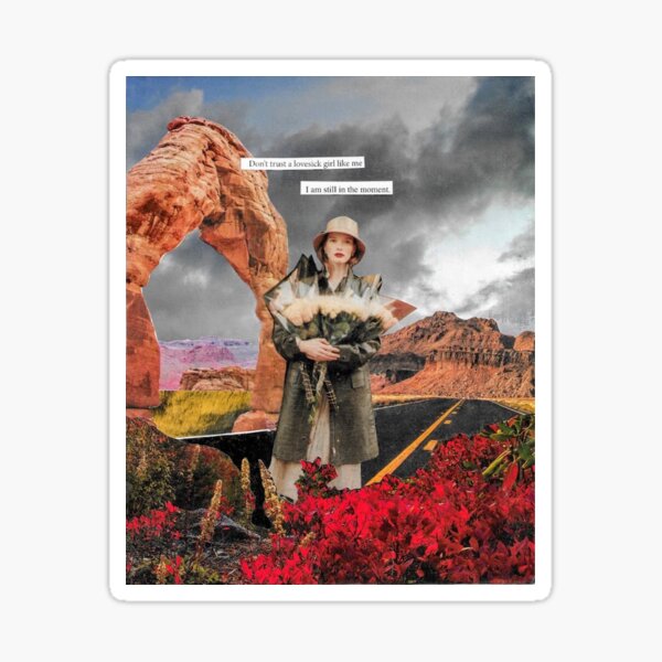 "The Moment" Sticker by mollieswygart | Redbubble