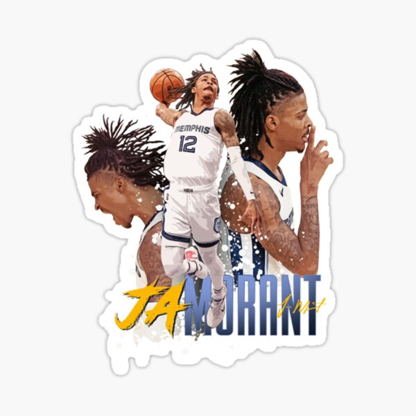 "Ja Morant Memphis Grizzlies, Ja Morant" Sticker for Sale by ...