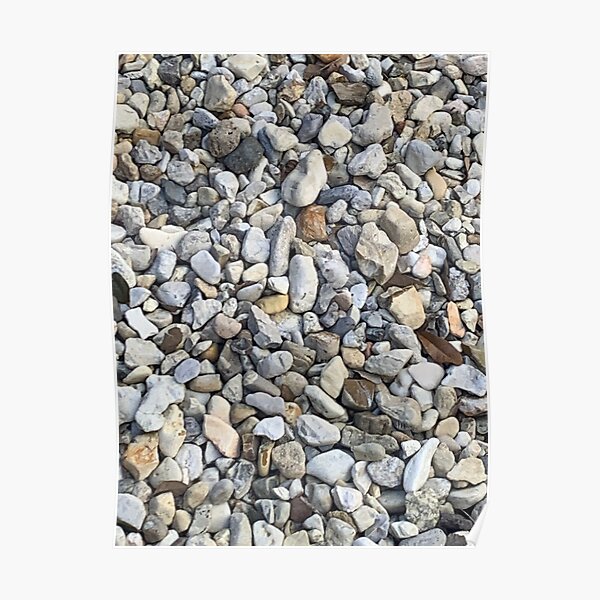 "Rock Pattern | River Rock | Smooth River Stones" Poster by brady4415 ...