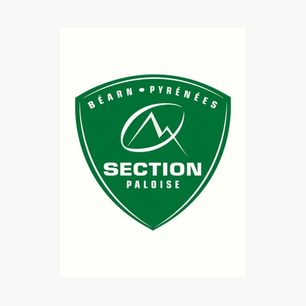 "Section Paloise logo" Art Print for Sale by Likuanshop | Redbubble