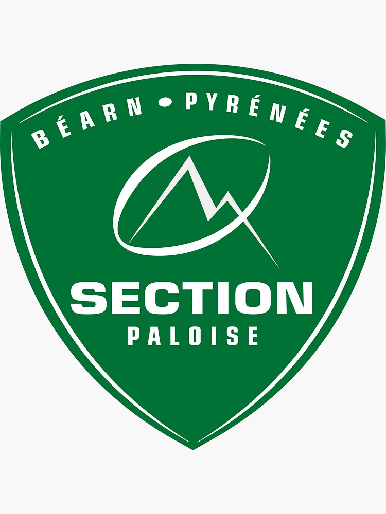 "Section Paloise logo" Sticker for Sale by Likuanshop | Redbubble