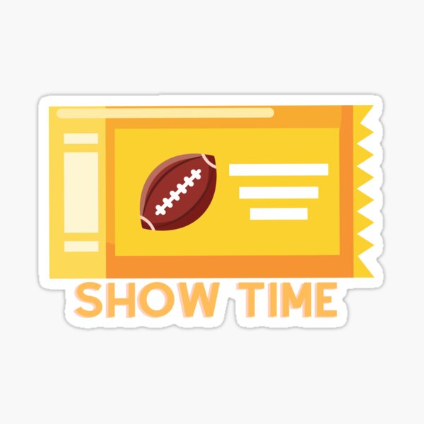 "Show time" Sticker by D1ogo | Redbubble