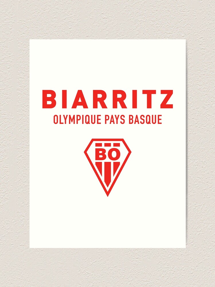 "Biarritz Olympique Pays Basque Logo" Art Print for Sale by Likuanshop ...