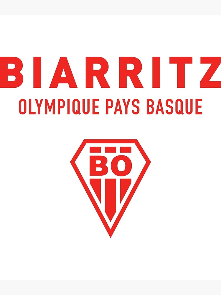 "Biarritz Olympique Pays Basque Logo" Art Print for Sale by Likuanshop ...