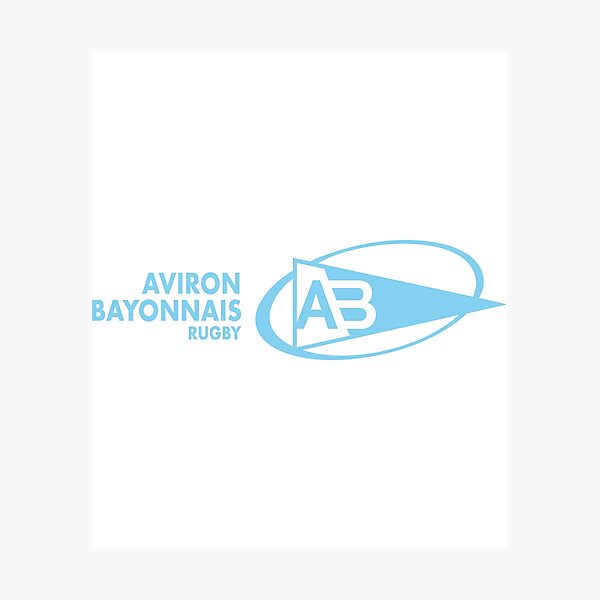 "Aviron Bayonnais Logo" Photographic Print for Sale by Likuanshop ...
