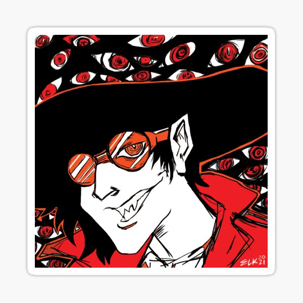 "Hellsing : Alucard" Sticker for Sale by TheHermesBeat | Redbubble