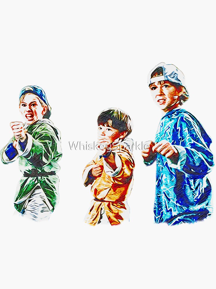"3 Ninjas" Sticker by WhiskeySparkle | Redbubble