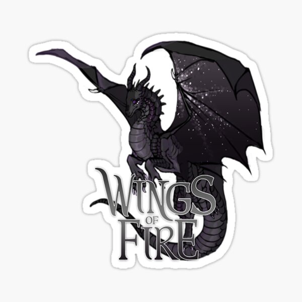 "Wings Of Fire - Nightwing Dragon" Sticker for Sale by ThomasEngdahl ...