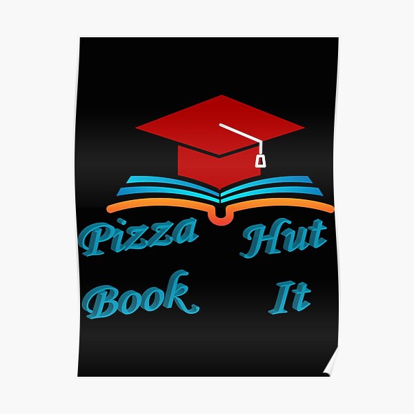 "Pizza Hut Book It - Book it! design from the 80s. Vector art ...