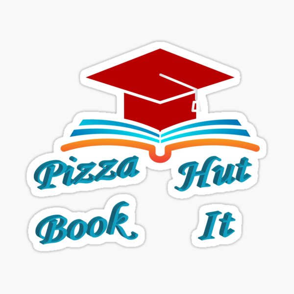 "Pizza Hut Book It - Book it! design from the 80s. Vector art ...