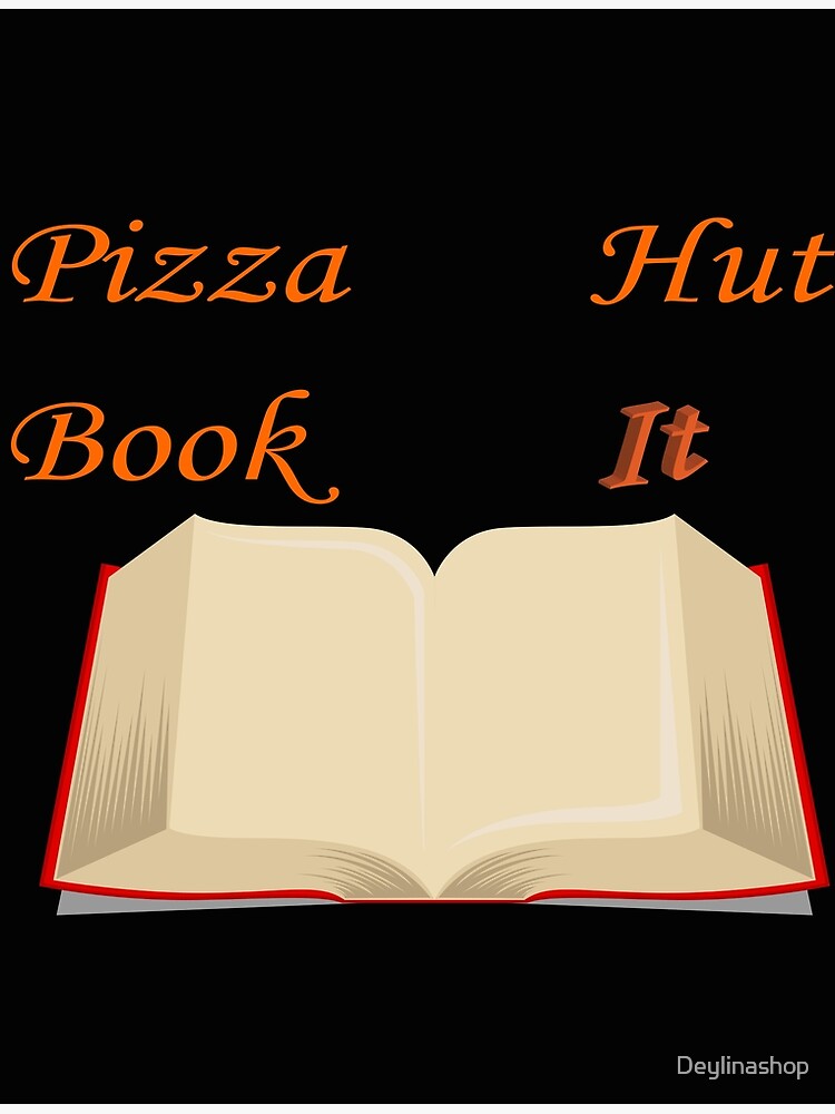"Pizza Hut Book It - Book it! design from the 80s. Vector art ...